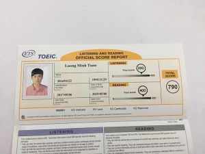 LƯƠNG MINH TUẤN - 790 TOEIC
